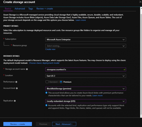 Azure Premium Blob Storage in Public Preview - CloudCompanyApps