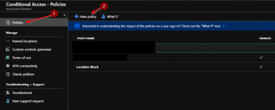 Block Users by Location in Azure/O365 - CloudCompanyApps