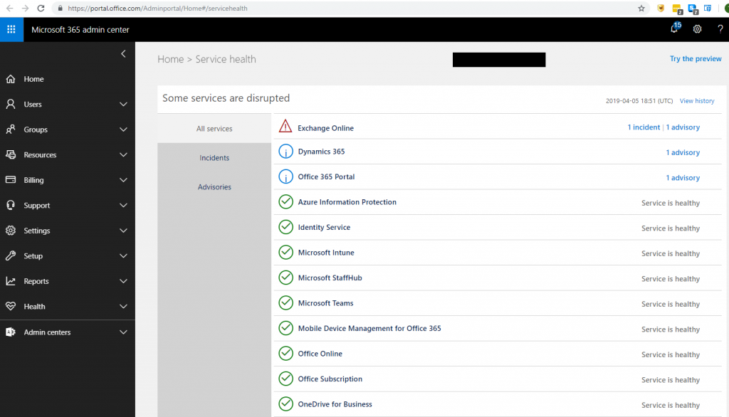 Everything to know about Azure and Office 365 Service Health ...