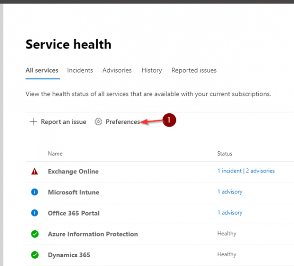 Setup Email Alerts for O365, Dynamics 365, Sharepoint Online and more ...