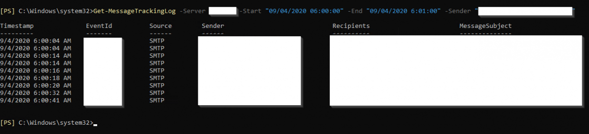 Exchange SMTP Relay Logs - CloudCompanyApps