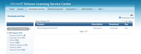 Add Office 2019 to KMS Server - CloudCompanyApps